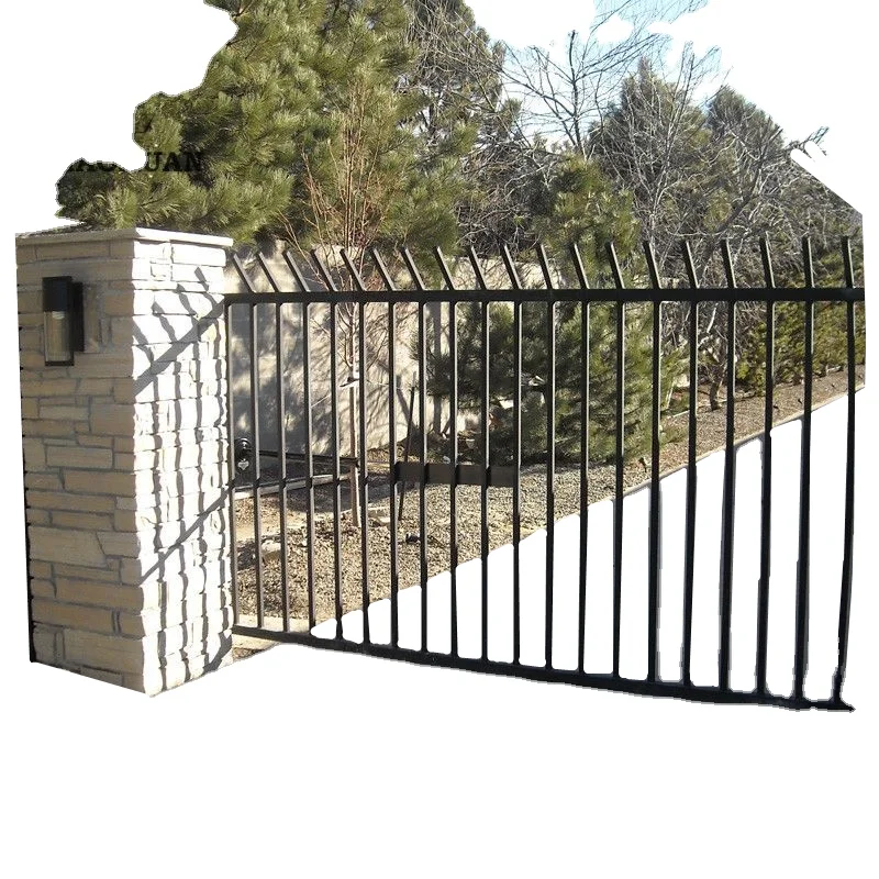 Modern Design Square Tubes Swing Security Gates Designs With Hinge ...