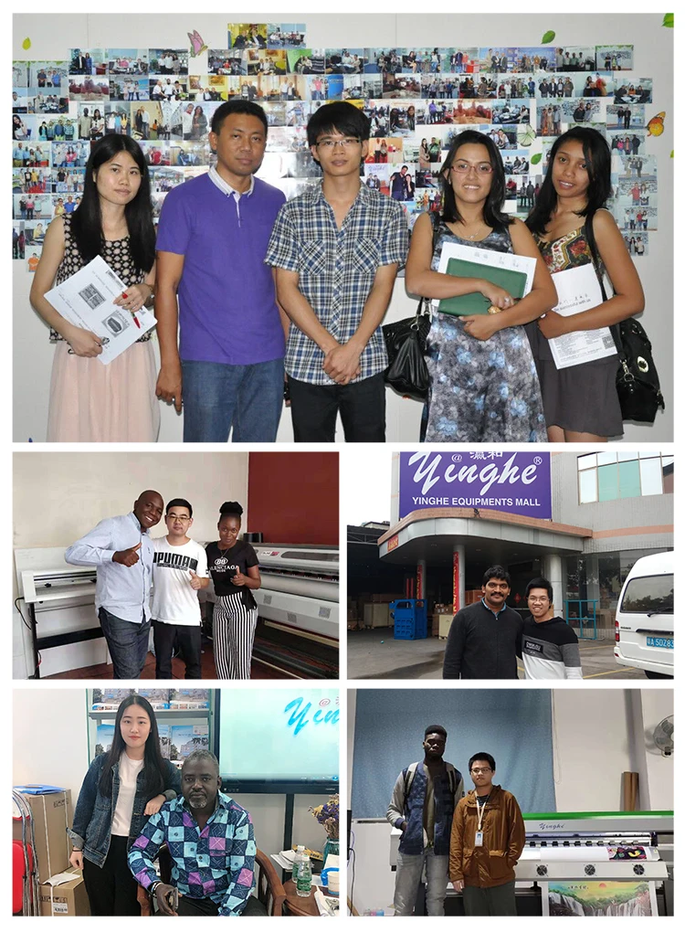 Hot Sell 6ft Yinghe Large Format Printer with Xp600 Printhead and a Set ...