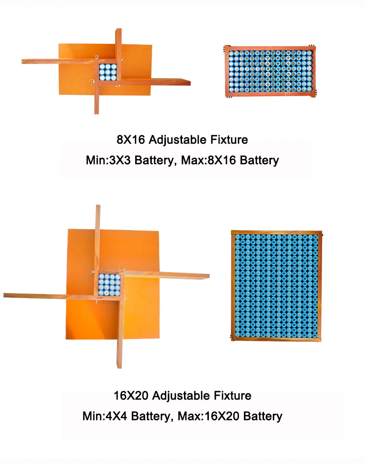 Adjustable Battery Pack Spot Welding Fixtures Weld Holders Weld Clamp ...