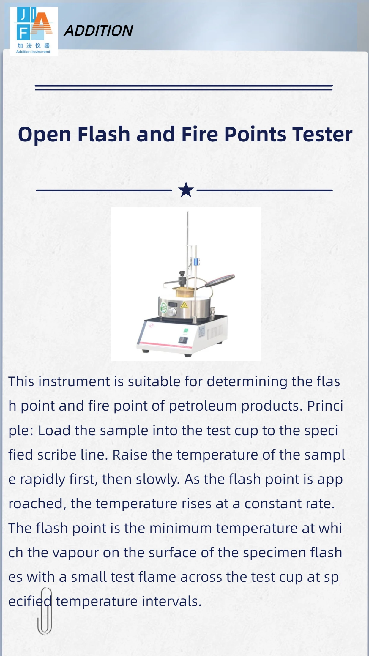 Astm D92 Cleveland Open Cup Method Measuring Open Flash Point Device ...