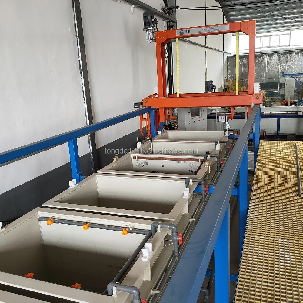 Automated Anodizing Plant Electro Plating Machine And Chemical Chrome ...