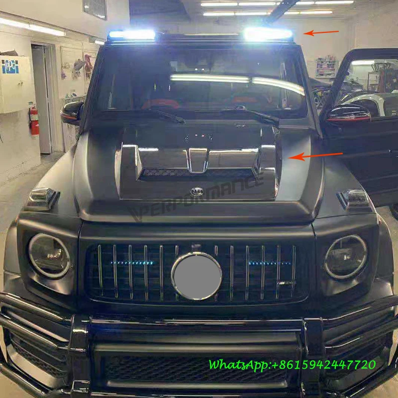 W464 Carbon Hood For G500 G550 G63 W463a Front Scoop Hood 2019 Year ...