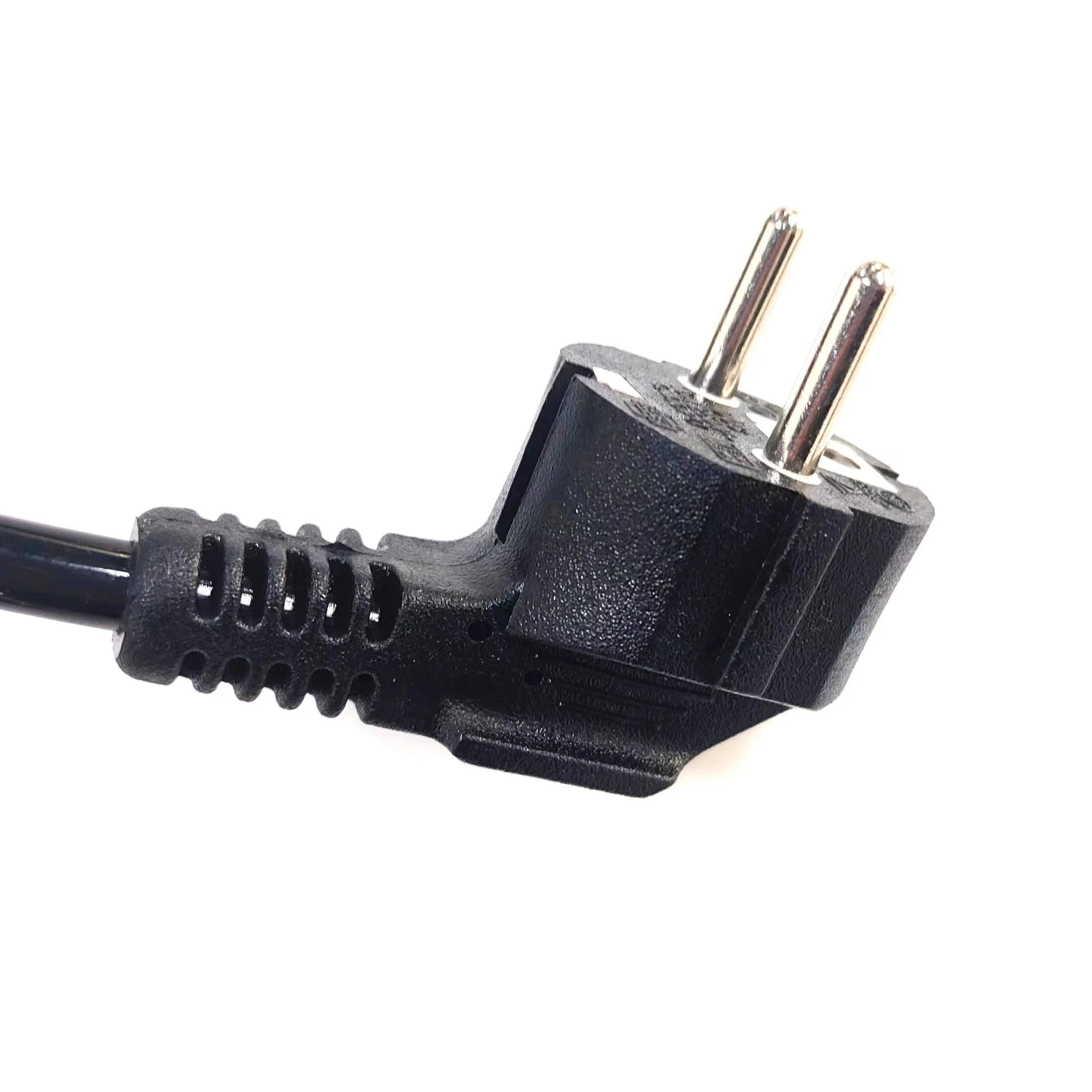 Spiral Coiled Curly Cable Cord 2 Pin Schuko Eu Plug With Power Strip ...