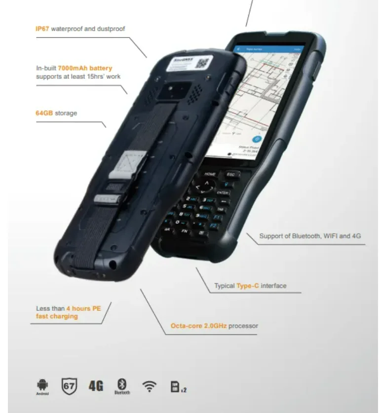 Hi Target Ihand 55 Controller Rtk Gnss Rover Controller Handheld V200 ...