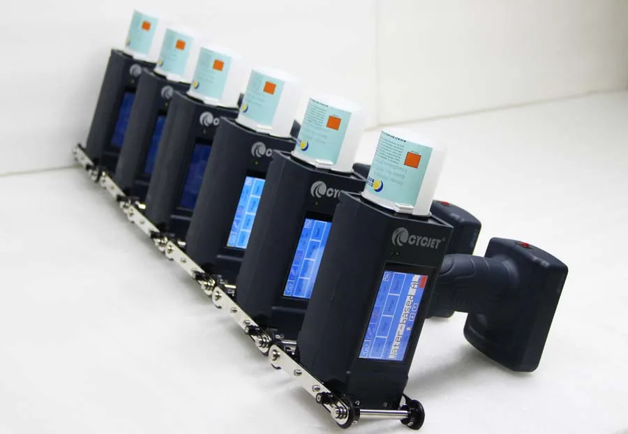 Cycjet Handjet Printer Dot Matrix Dod Inkjet Printing Machine For Steel ...