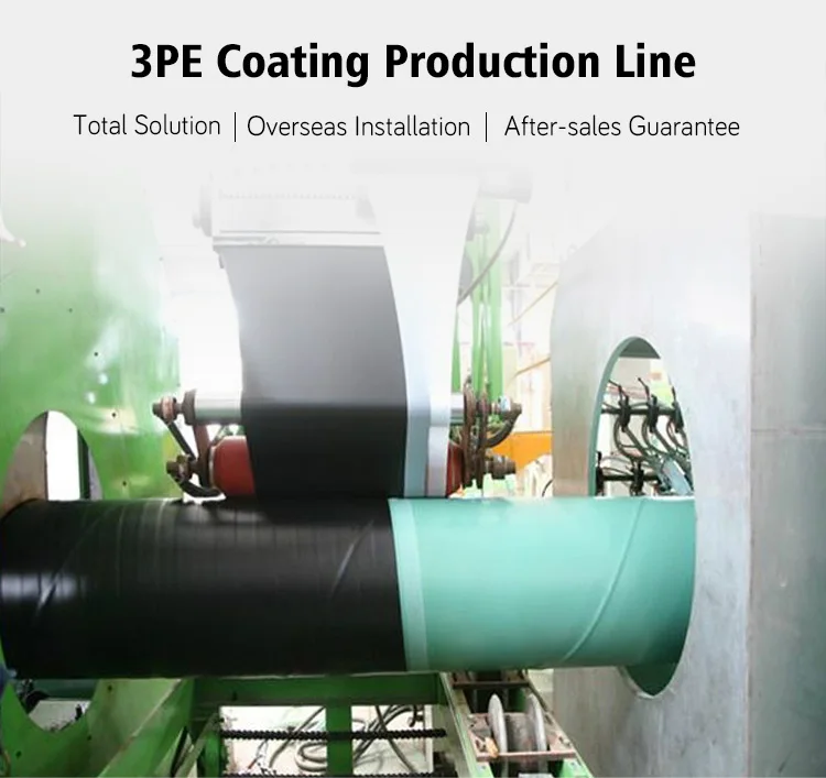 Hongteng 3pe 3lpe Anti-corrosion External And Internal Steel Pipe Line ...
