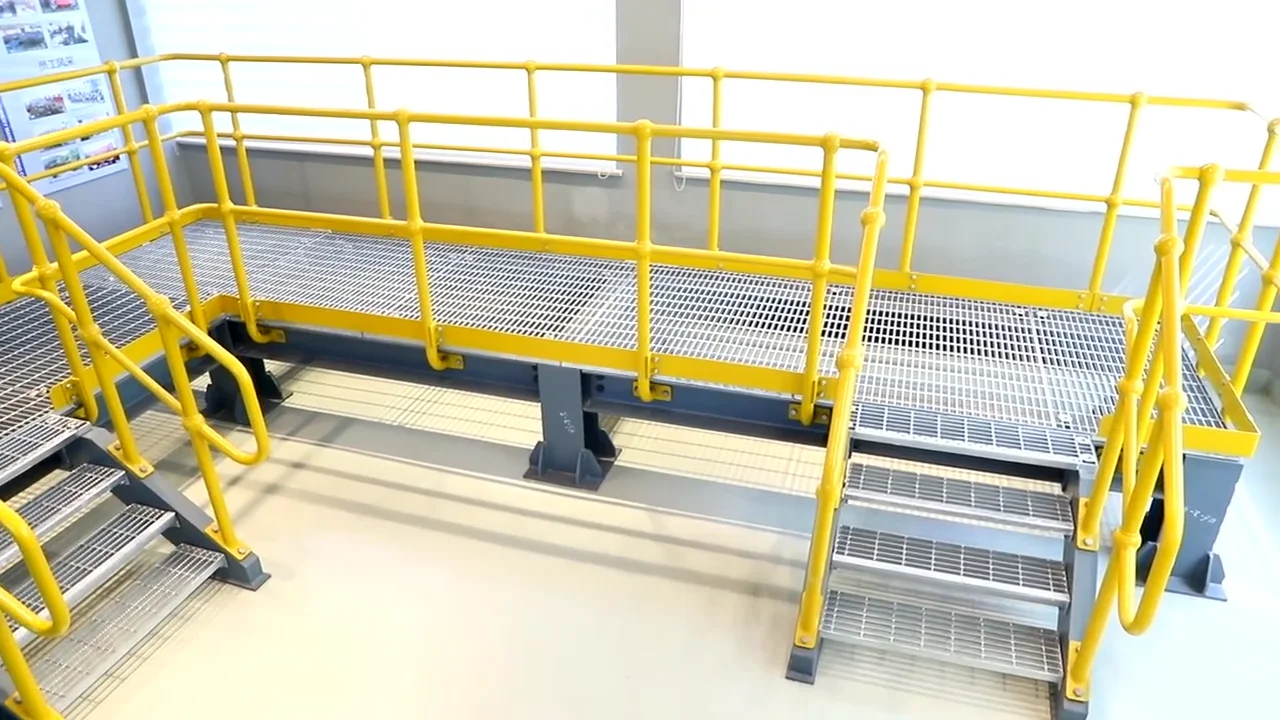 Ball Joint Webforge Type Handrail Stanchion and Railing