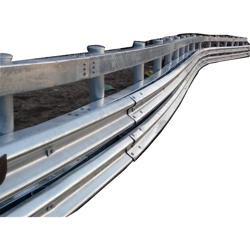 Convex and Concave Curved Radius W Beam Guardrail Safety