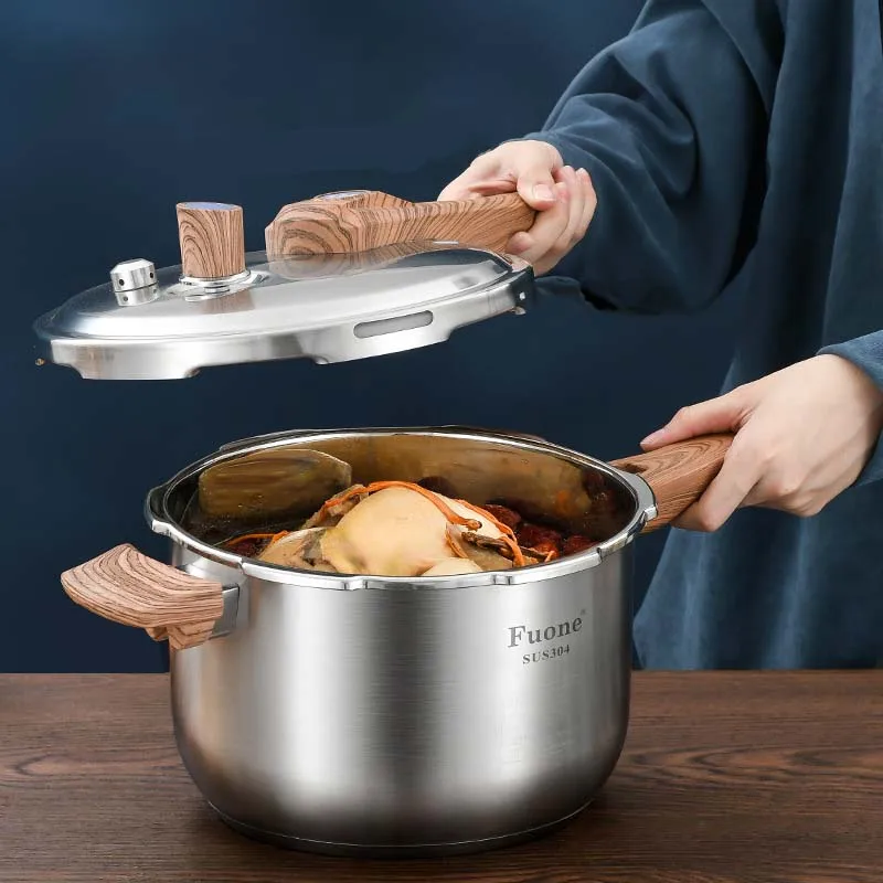 Stainless Steel Pressure Cooker Pot Gas,Cocotte Minute A Gaz Duduklu ...