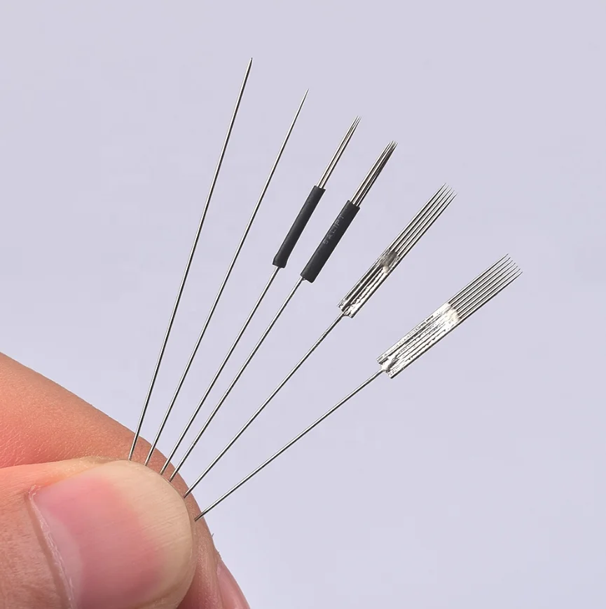 Sterilized Disposable Normal Permanent Makeup Needles Tattoo Needles ...