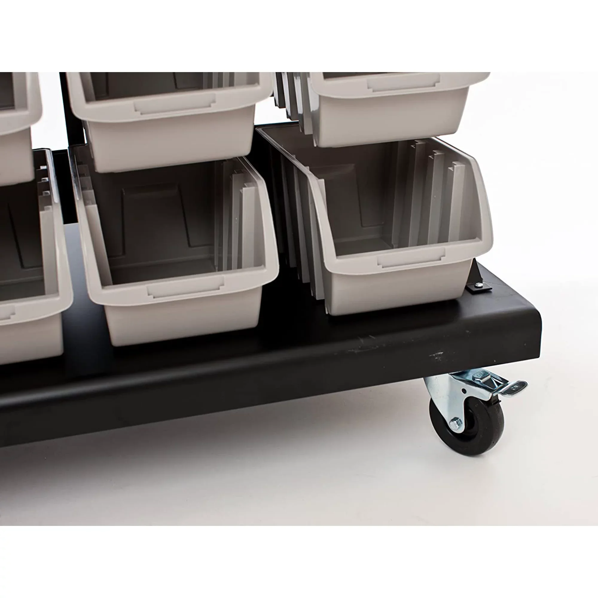 Automatic Mobile Bin Storage System with 94 Bins Double-Sided Rolling ...