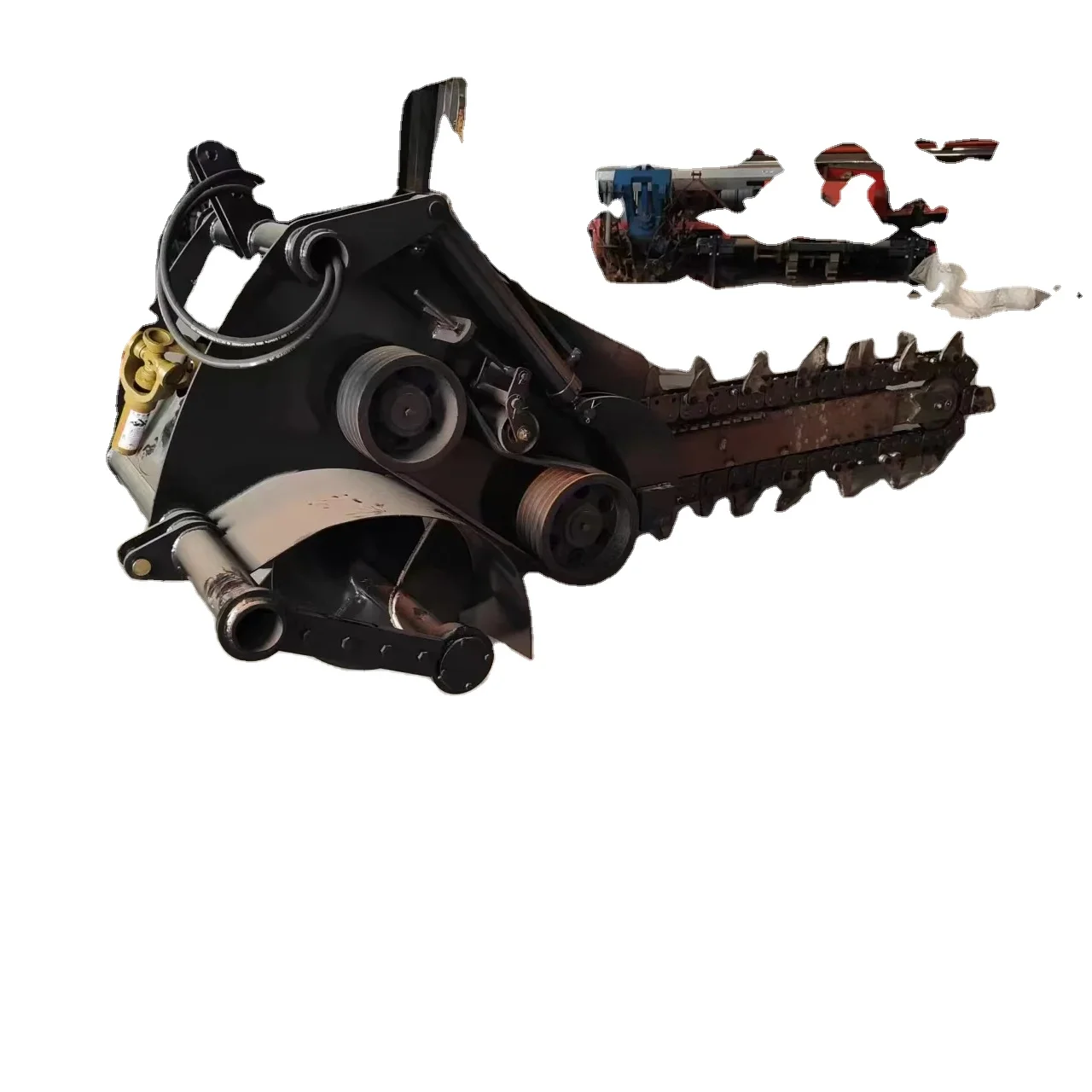 Heavy Duty Pto Chain Trencher - Buy Tractor Mounted Trencher,Made In ...