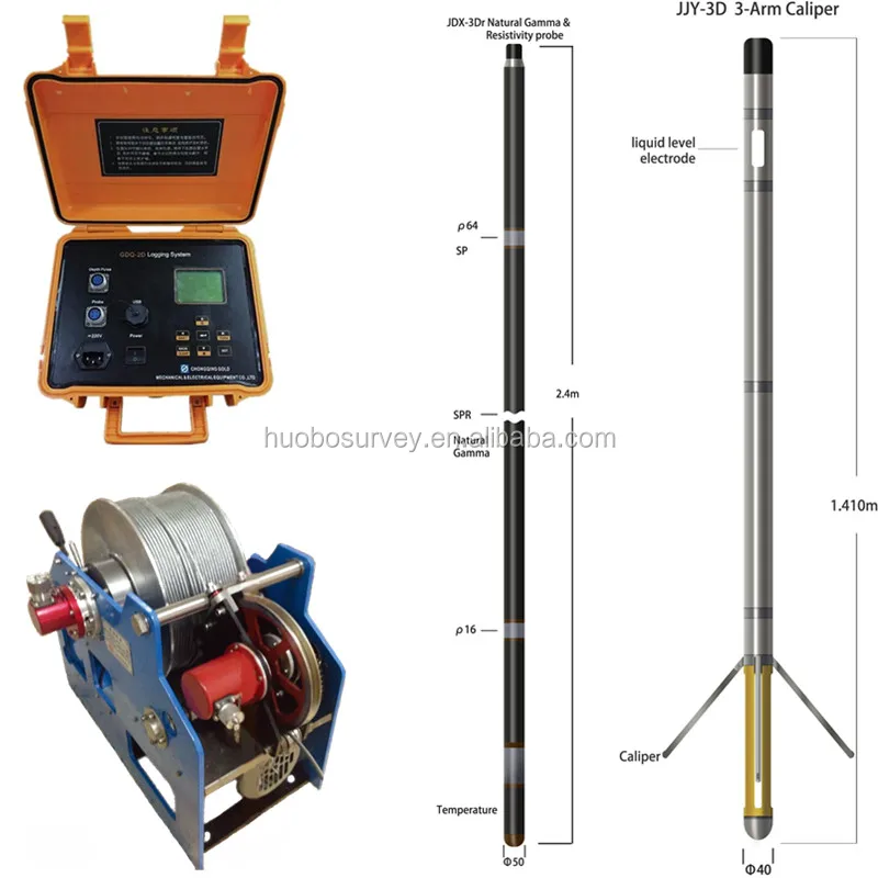 Geophyiscal Borehole Logging Equipment For Resistivity Test Water Well ...