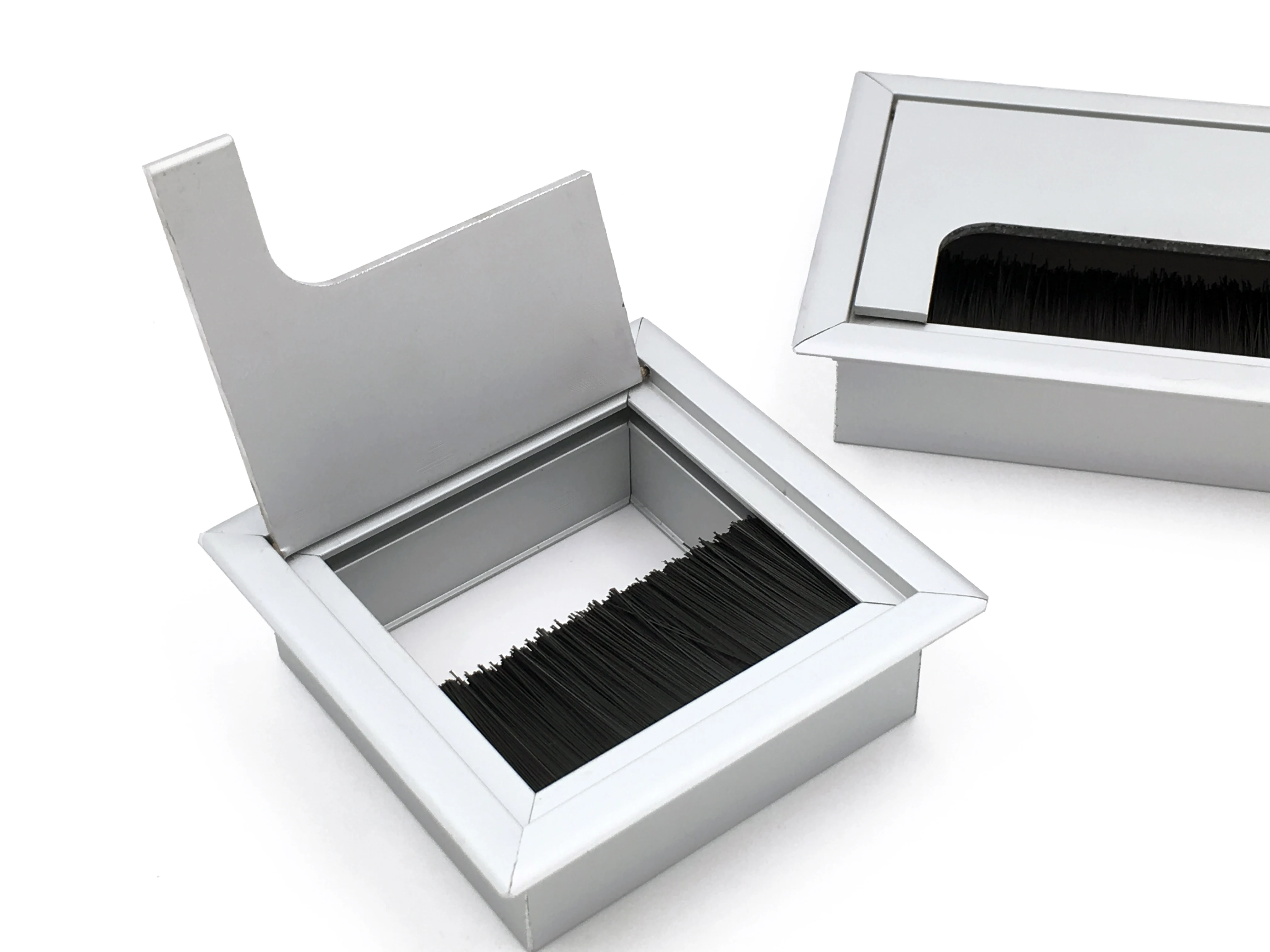 Hot Sale Furniture Accessories Rectangular Cable Metal Brush Office ...