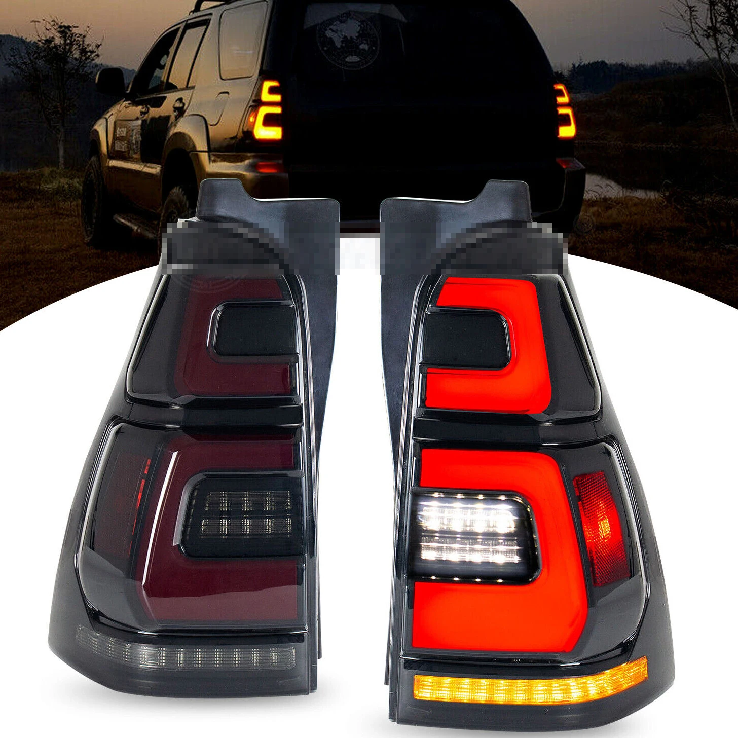 Led Suv Tail Lights For 4runner 2003-2009 4th Gen Dynamic Turn Signal ...