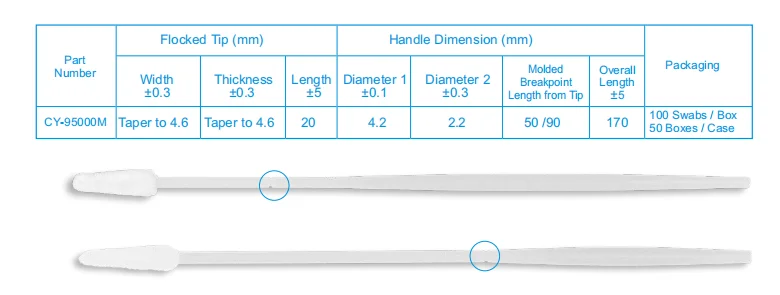 Gynecological Doctor Use Disposable Sterile Vaginal Swab Noninvasive ...