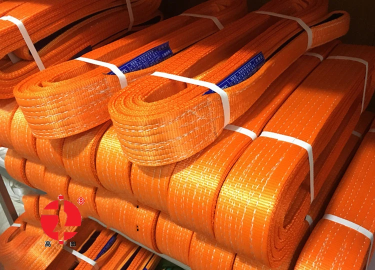 Heavy Duty Wide Body Type 50t 40 Ton 30 Ton Flat Webbing Slings