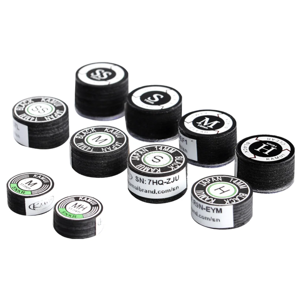 Original Kamui Cue Tips Billiard Pool Cue Kamui Tip 14mm Ss/s/m/h ...