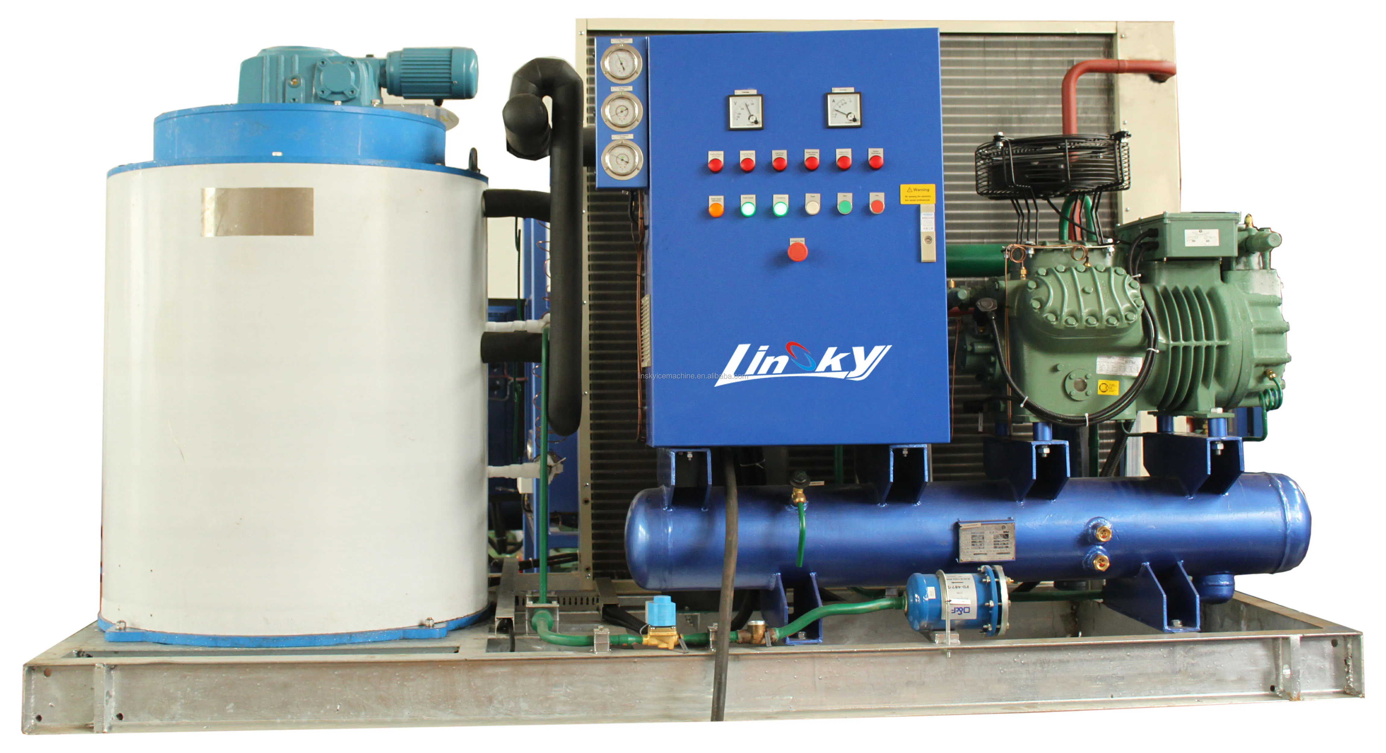 5 Ton Flake Ice Plant Salt Water Flake Ice Machine - Buy Salt Water ...