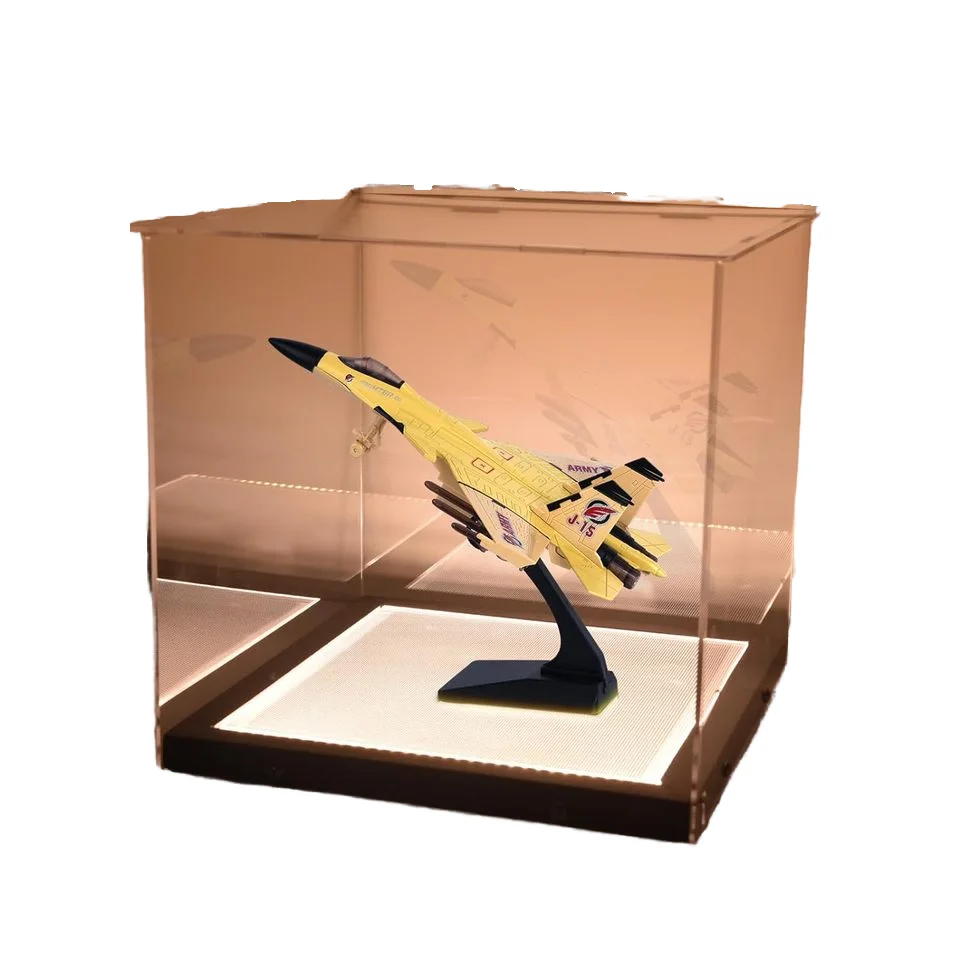Modern Clear Acrylic LED Light Display Case for Collectibles & Action ...