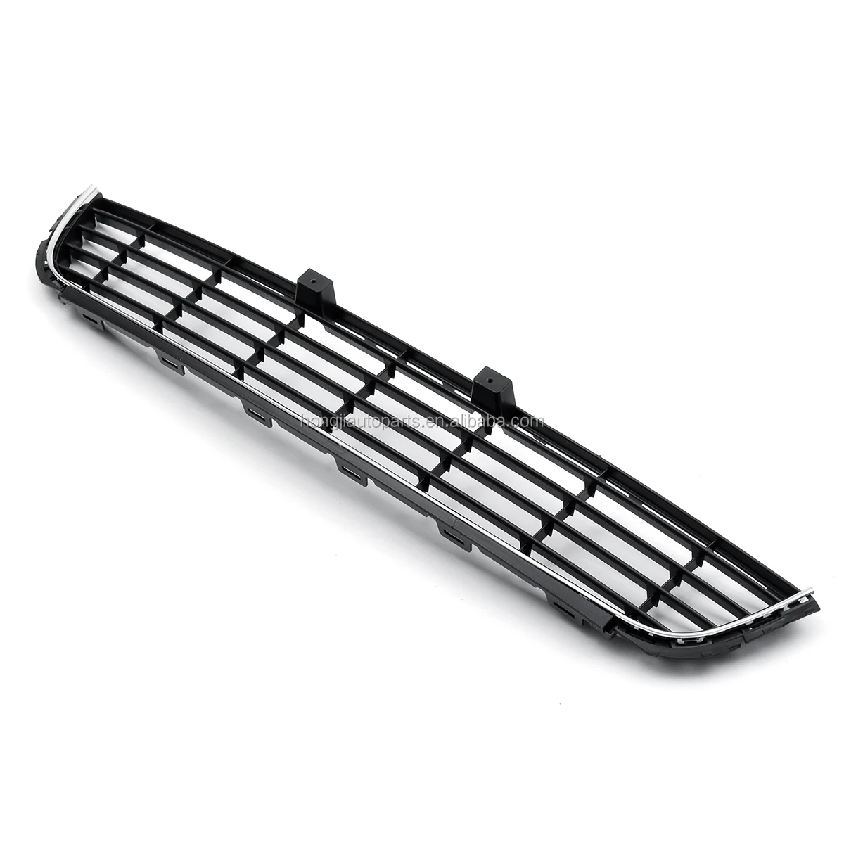 Car Front Bumper Lower Center Grille Panel Chrome Trim For Vw Golf 6