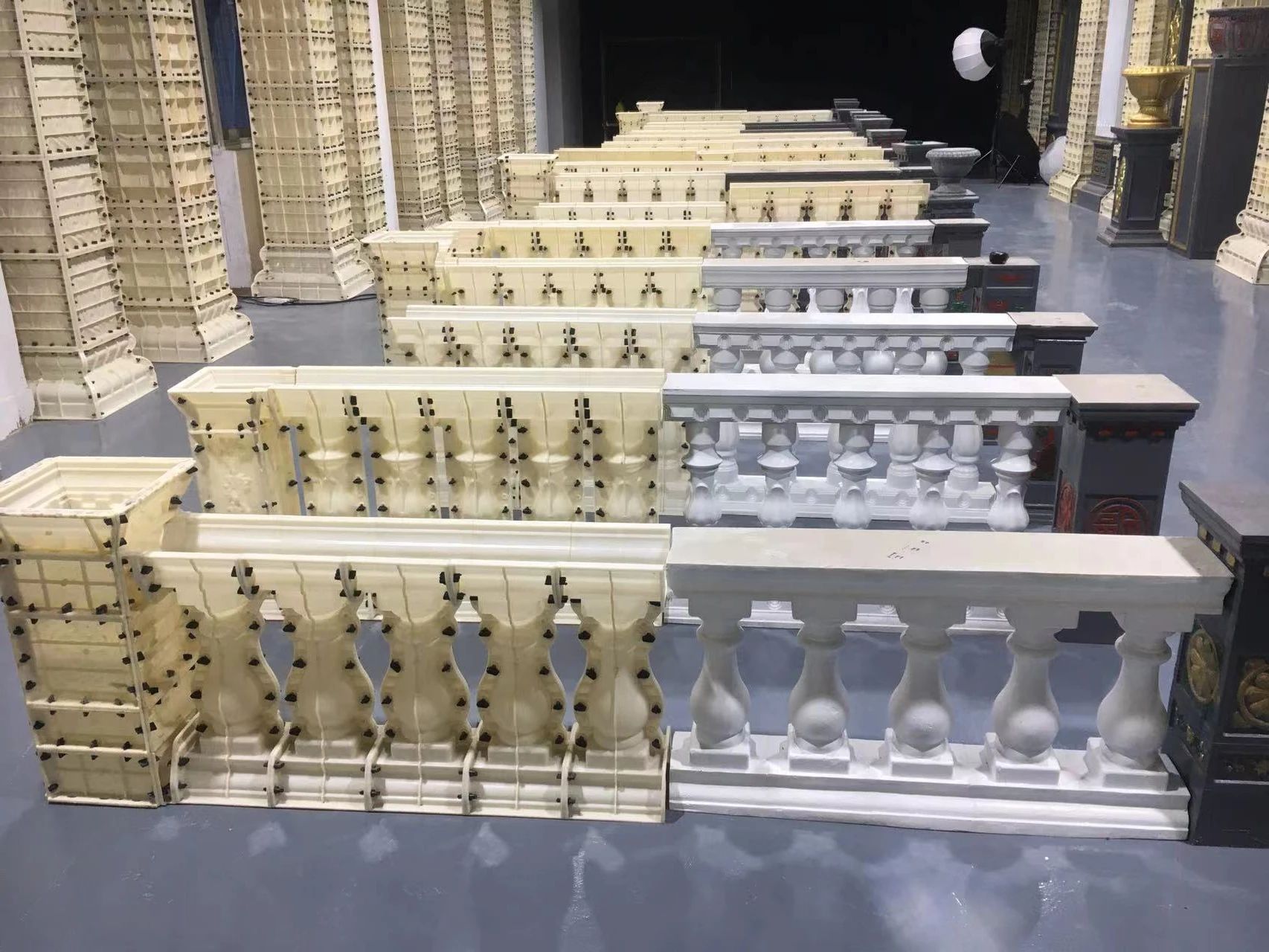 Casting Plastic Decorative Classic Concrete Baluster Shape Form ...