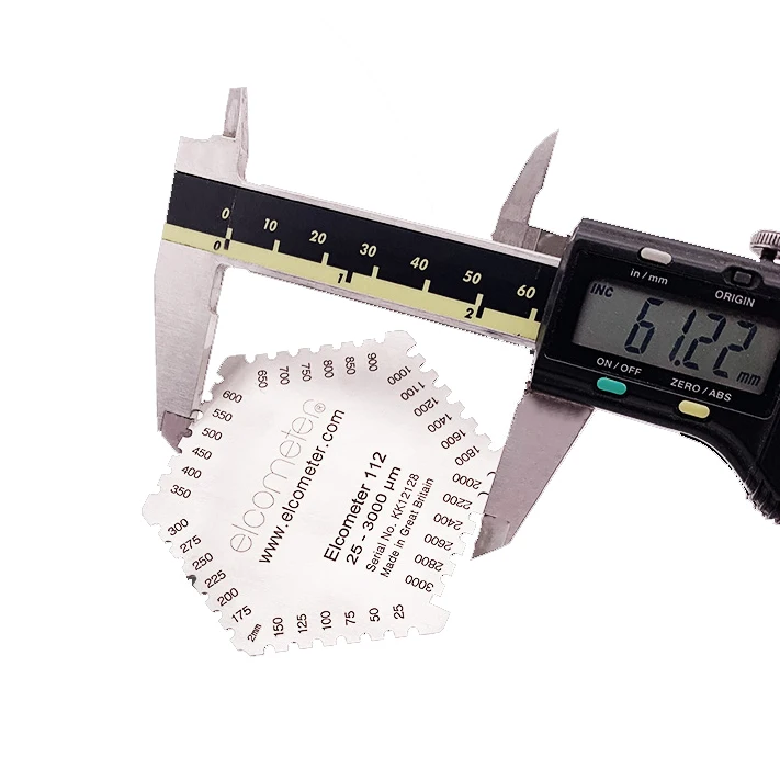 Stainless Steel Wet Film Comb - Precision Inspection Tool