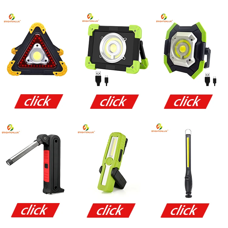 Rotary Switch 360swivel Magnetic Base Hook Rechargeable Cob Work Lights ...