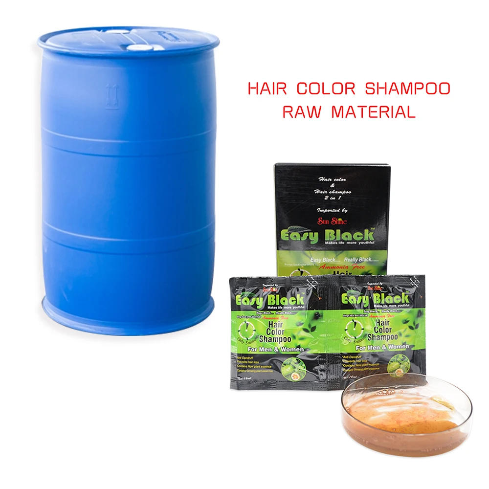 Bulk Chemical Black Hair Shampoo Raw Material Formula For Hair Coloring ...
