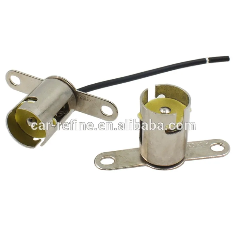 Ba15s 1156 Led Light Bulb Socket Auto Lamp Holder Base Single Contact ...