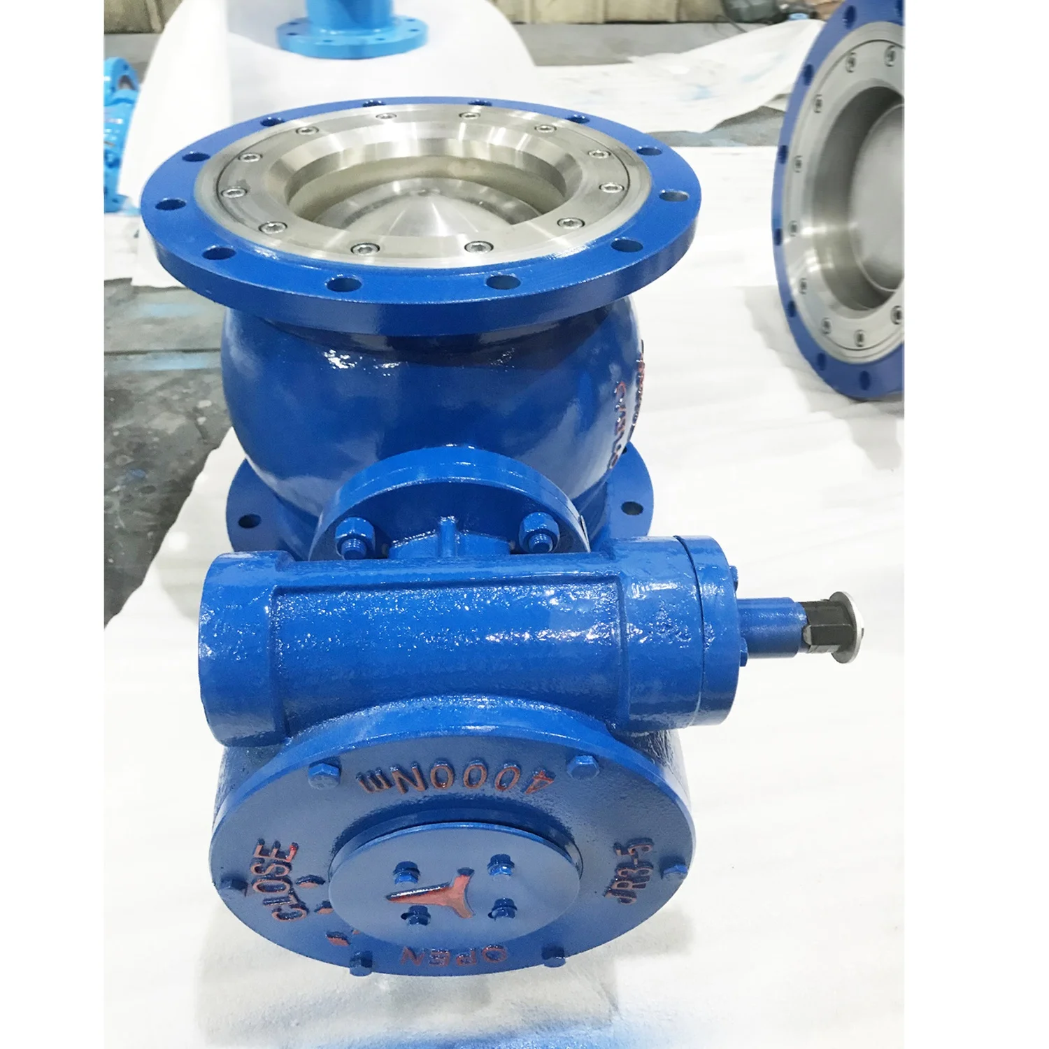 Dn300 Eccentric Plug Valve For Alumina - Buy Hard Face Stl Seat Plug Valve Dn300,An Economical ...