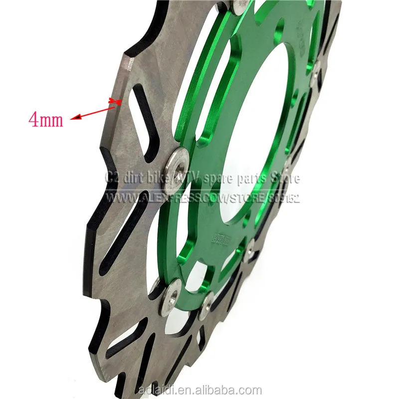 320mm Oversize Front Floating Brake Disc Rotor Plate Fit For Kawasaki ...