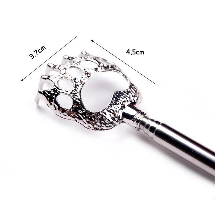 Retractable Stainless Steel Tickling Bear Claw Metal Back Scratcher ...