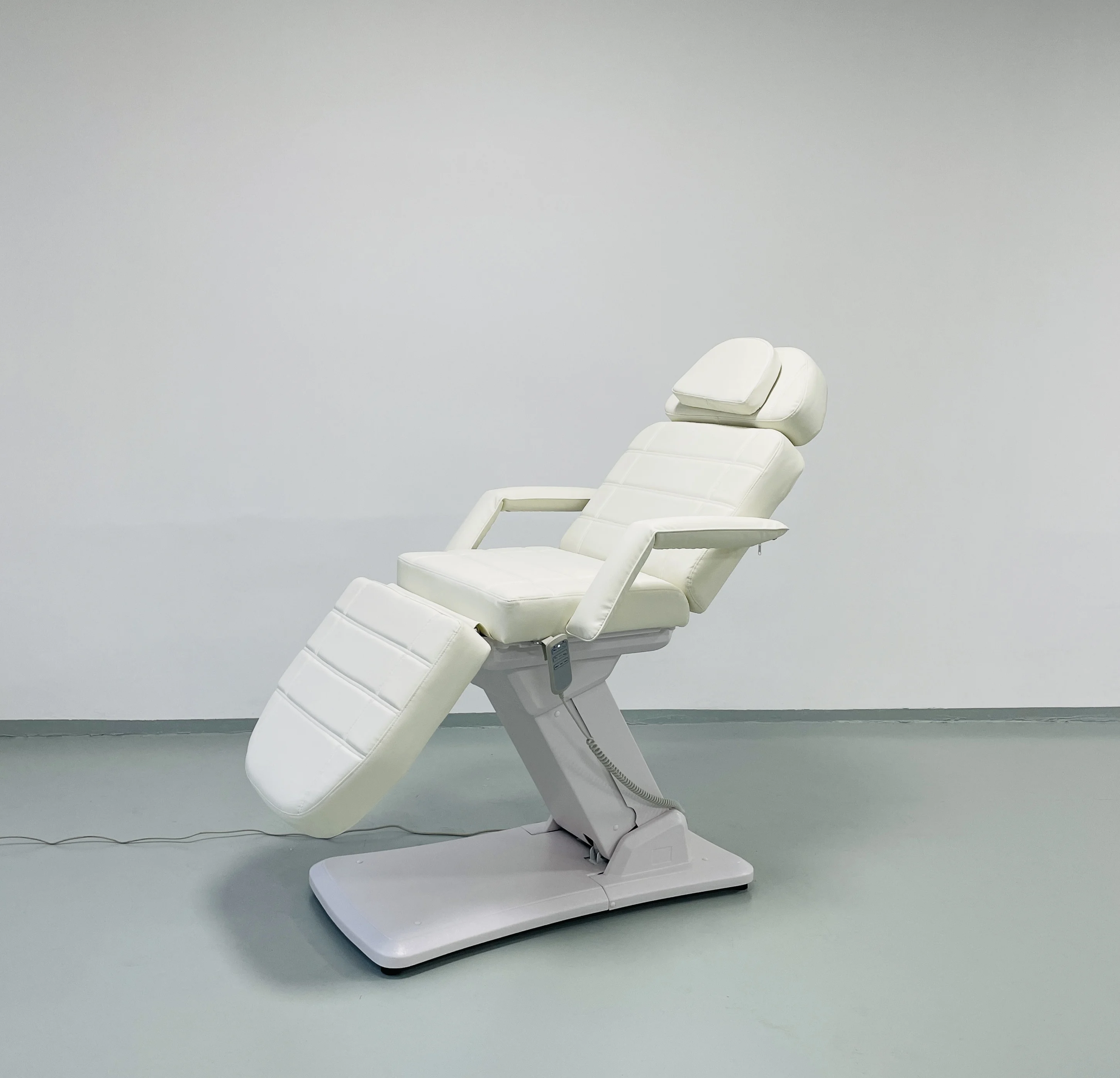 Fully Electrical Facial Bed For Beauty Spa Equipment With White Beauty ...