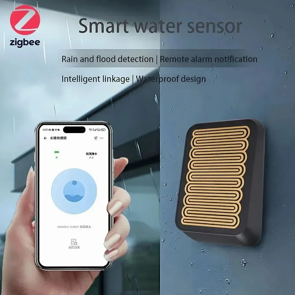 EWelink and Tuya Zigbee Rain Sensor Wireless Outdoor Rain Detection ...