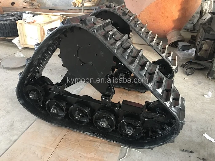 Triangle Rubber Track System for Wheelchairs and Crawler Tractors ...