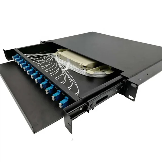 19 Pulgadas Fobot Corredera Montado En Rack 12 Puerto 12 24 48 Core ...