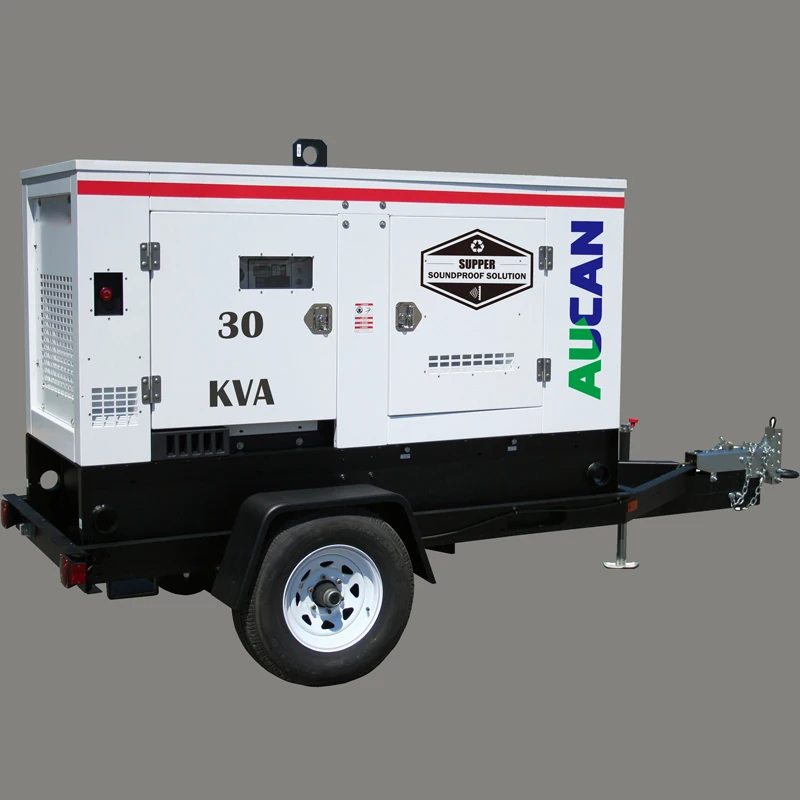 30kva Deutz/cummins/perkins Diesel Mobile Generator Set For Industrial ...
