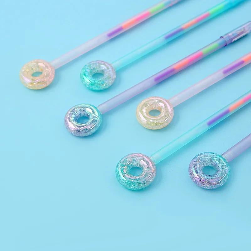 Cartoon Creative Colorful Ice Cracker Donut Gel Pen