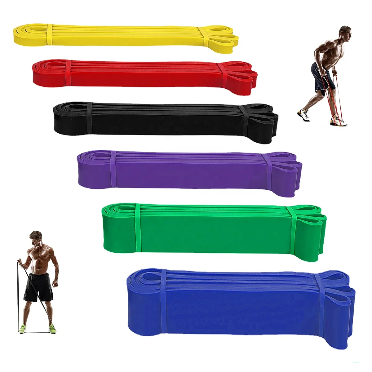 High Quality Thick Latex Rubber Gym Workout Exercise Bands Loop Pull up ...