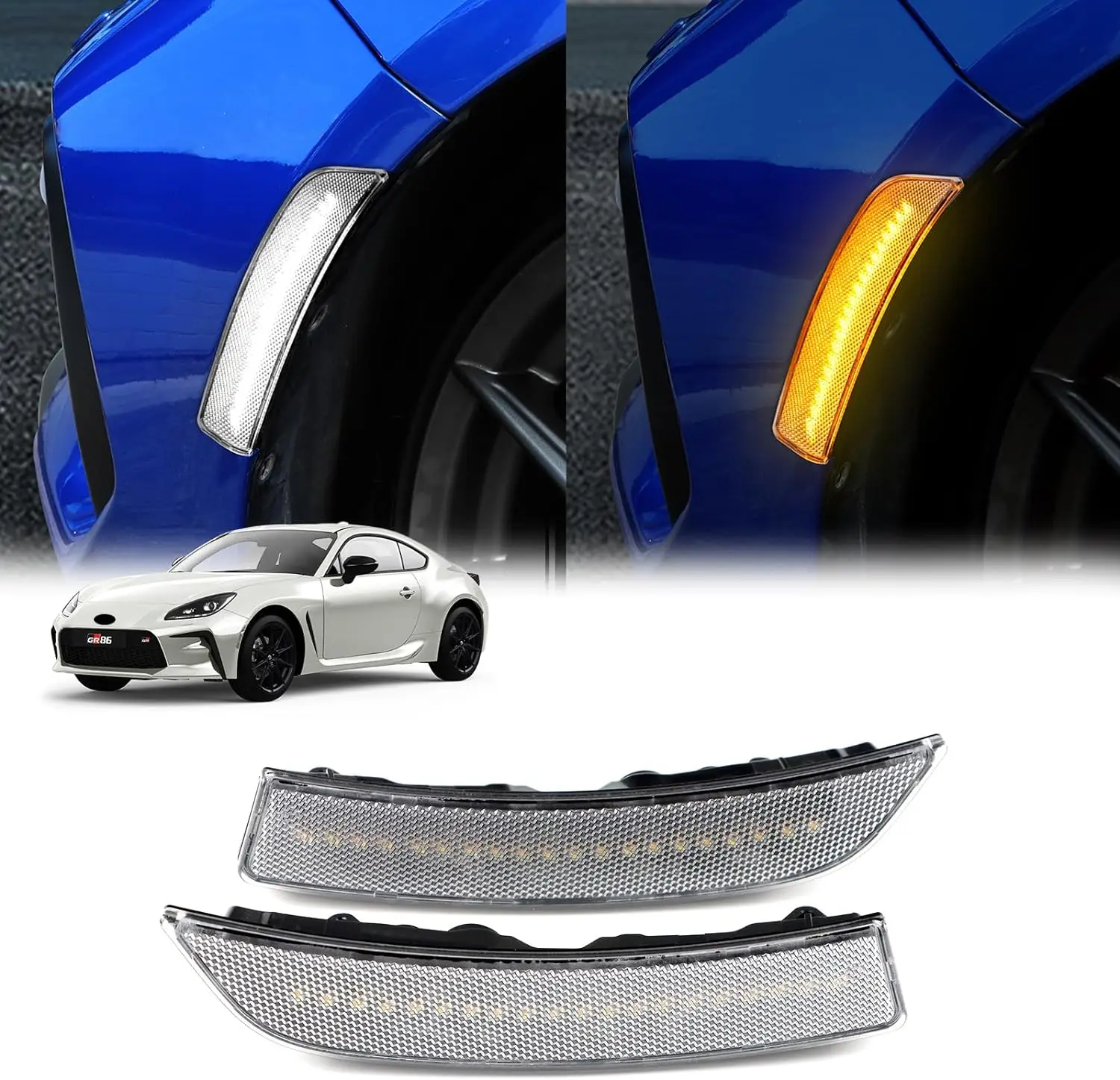 For Toyota Gr86 Subaru Brz 2021-2023 Led Turn Signal Brake Parking Side ...