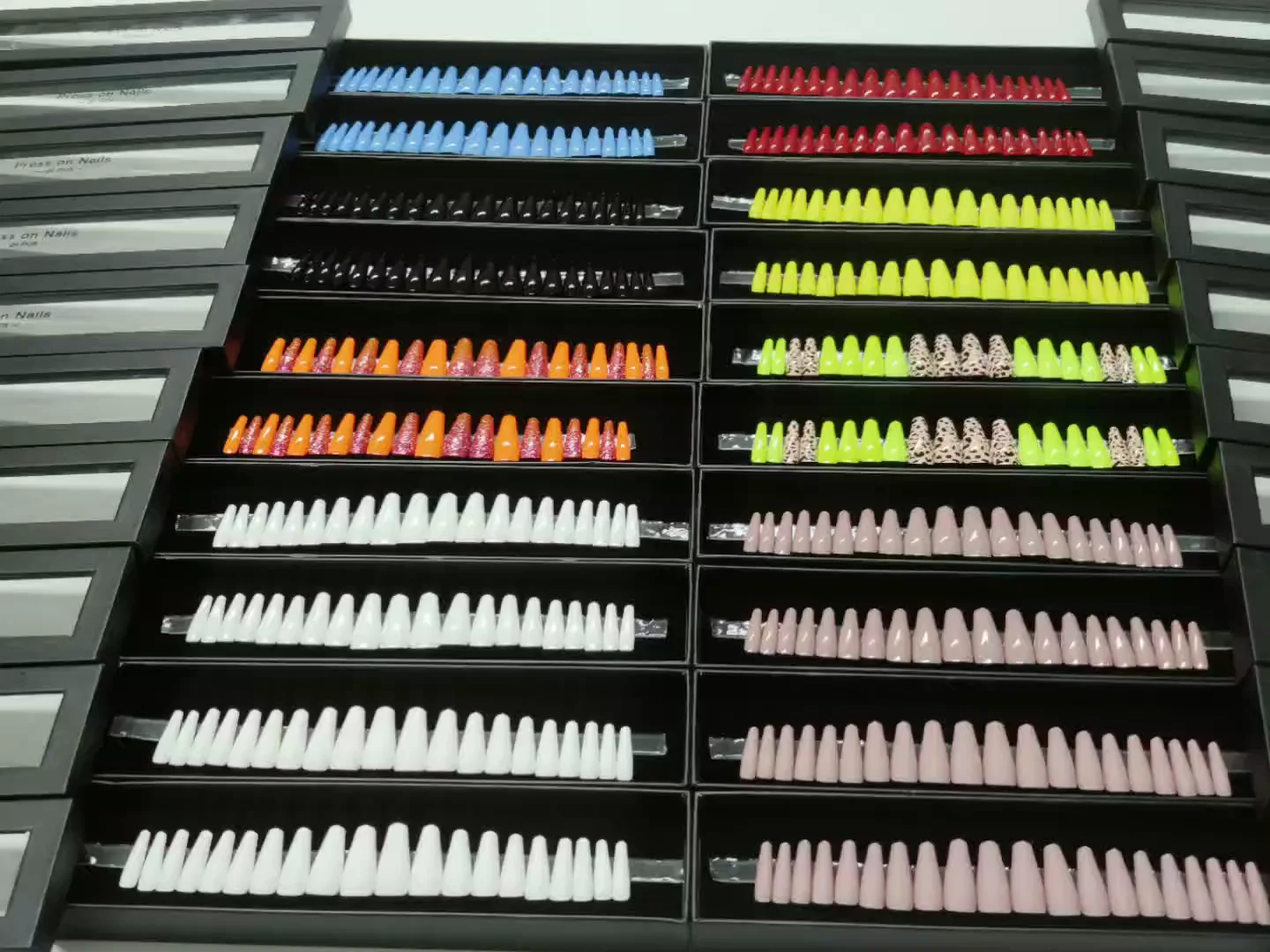 2021 New Arrivals False Nails Designed Long Coffin Custom Wholesale