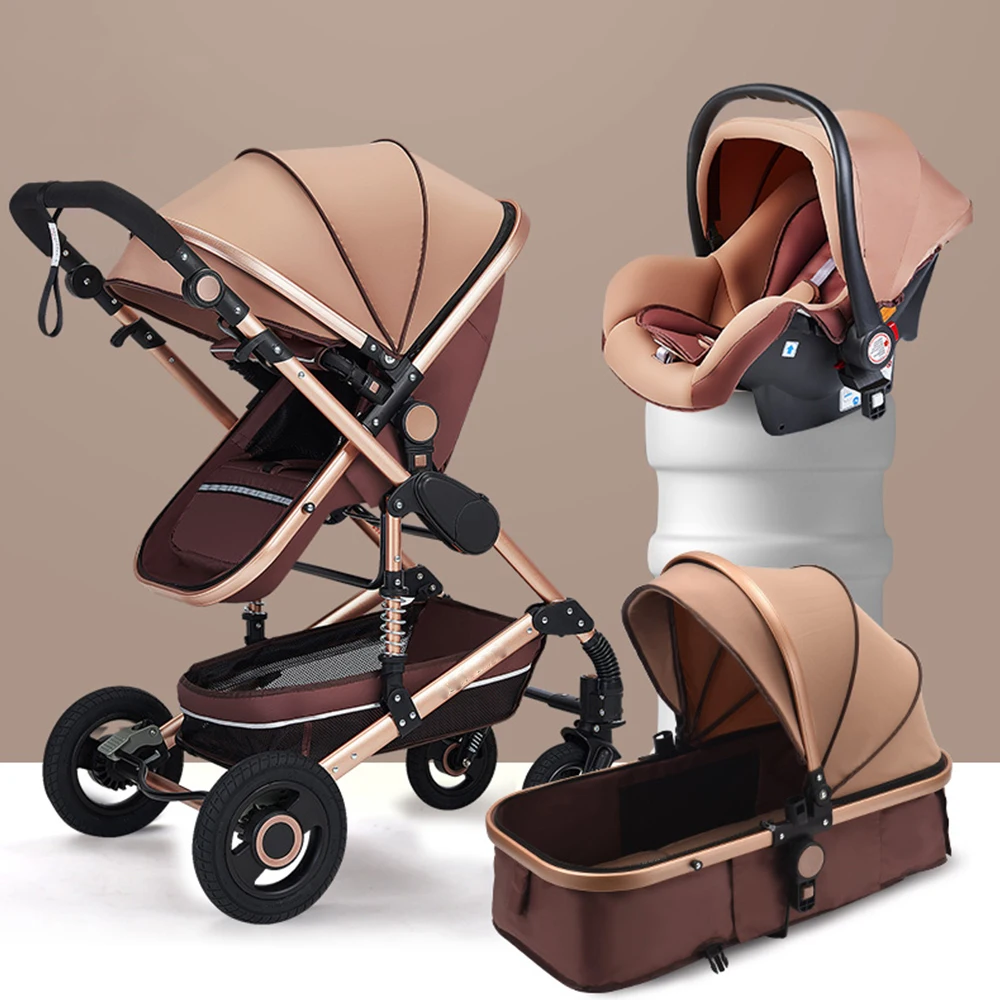 Strollers - Belecoo Baby Pram / Stroller - 3 Function Foldable Baby ...
