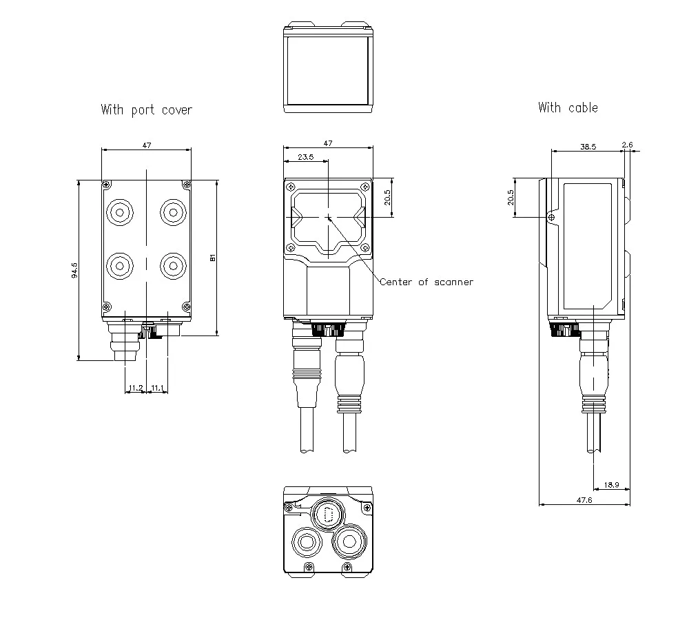 KEYENCE SR-1000 Autofocus 1D and 2D Code Reader - New Original
