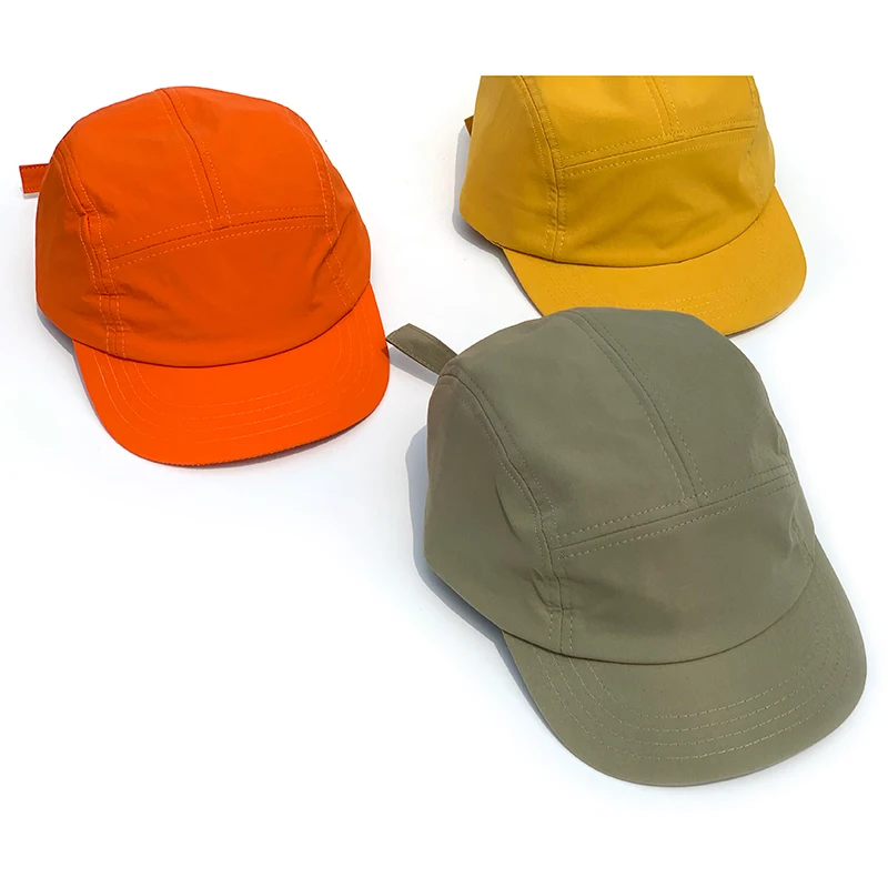 Custom Made Plain Blank Cotton 5 Panel Cap