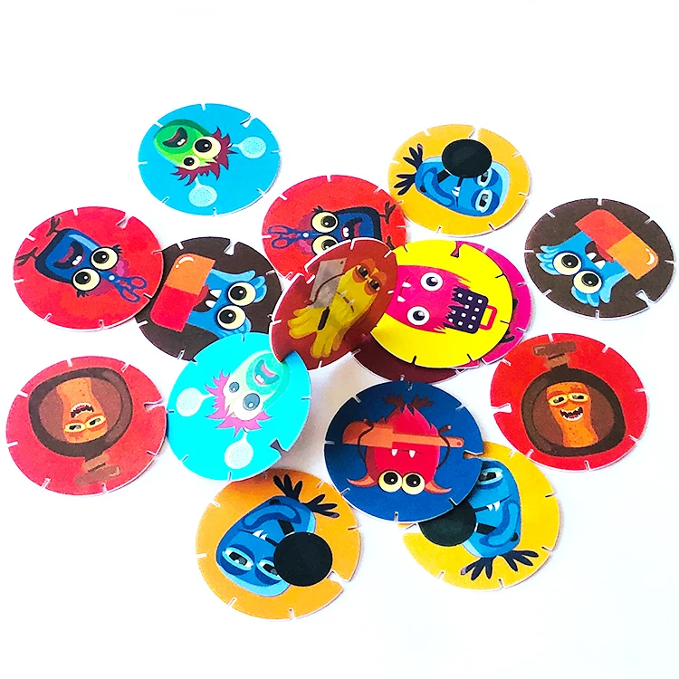 Factory Promotion Small Gifts Plastic Round Card/tazo/pogs Manufacturer ...