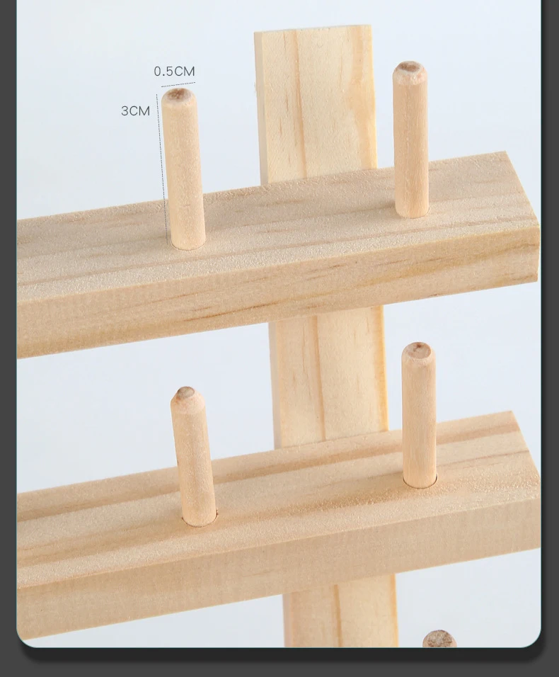 Wooden Spool Thread Rack Sewing Thread Custom Thread Holder Wood Yarn ...