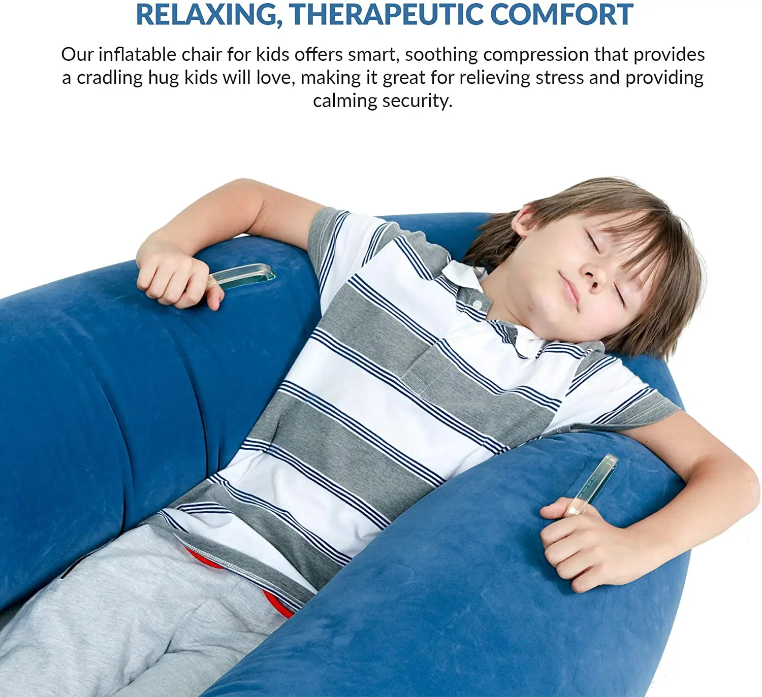 Inflatable Compression Boat Lounger For Kids Therapy Sensory Chair ...