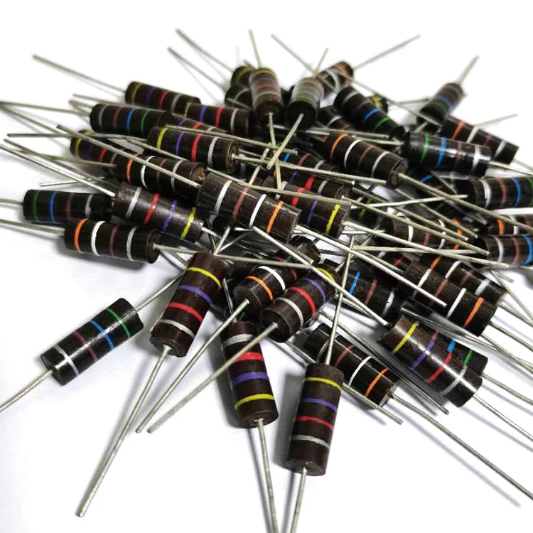 Carbon Solid Core High Voltage Resistor 1 / 4 Watt 1 / 2 Watt 1 Watt 2 ...