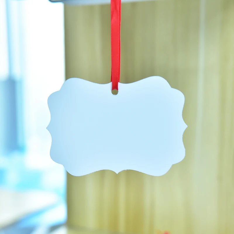 3 4 Inch Custom Sublimation Car Hanging Metal Blank Square House ...